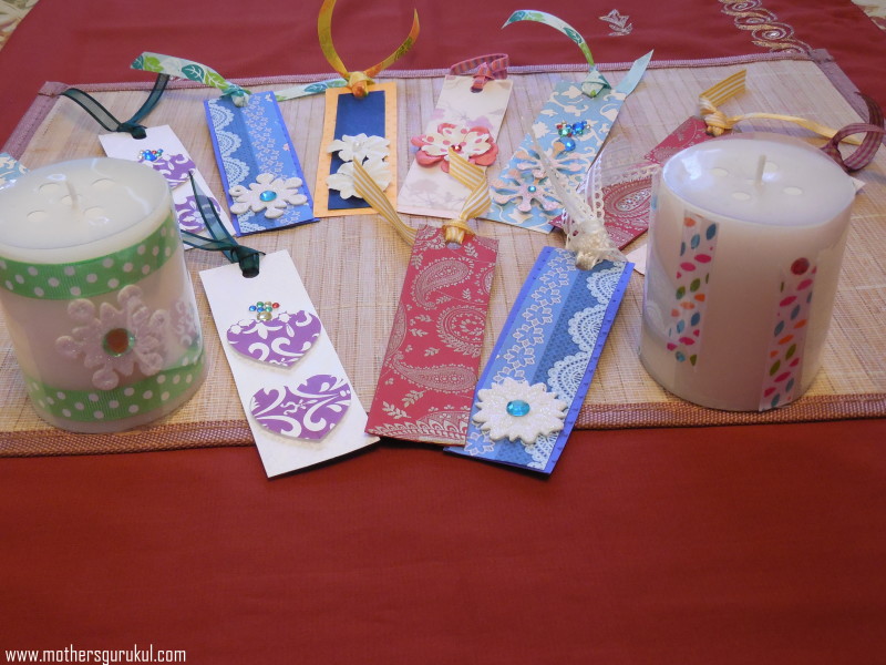 Candle Craft and Handmade Bookmarks